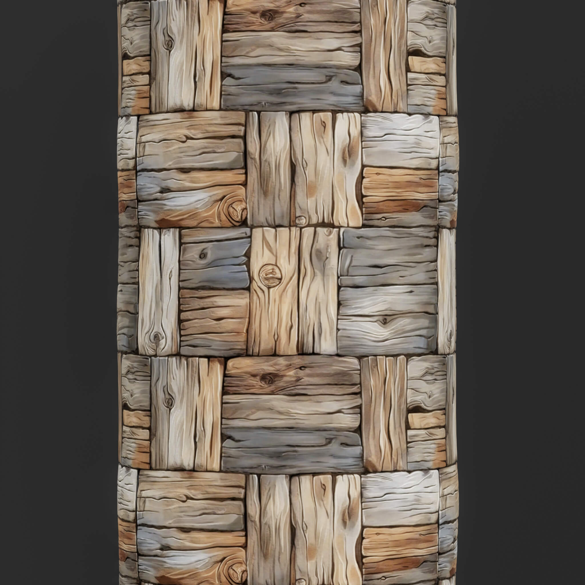 Stylized Wood Seamless Texture by zames1992d
