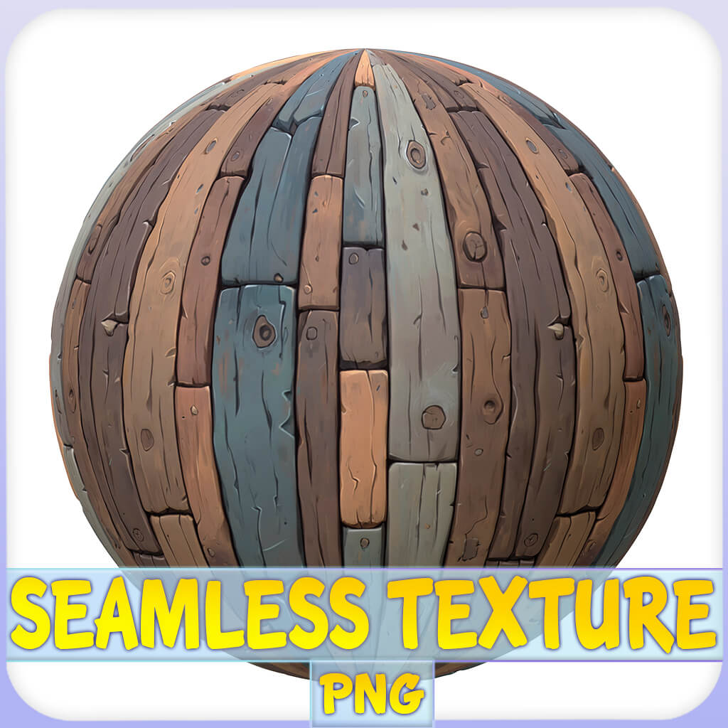 Stylized Wood Seamless Texture by zames1992d