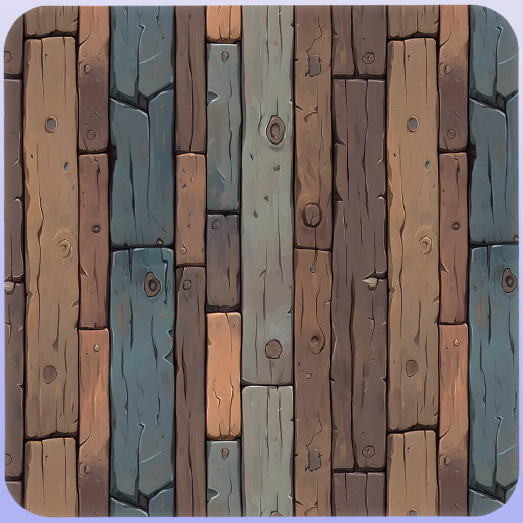 Stylized Wood Seamless Texture by zames1992d