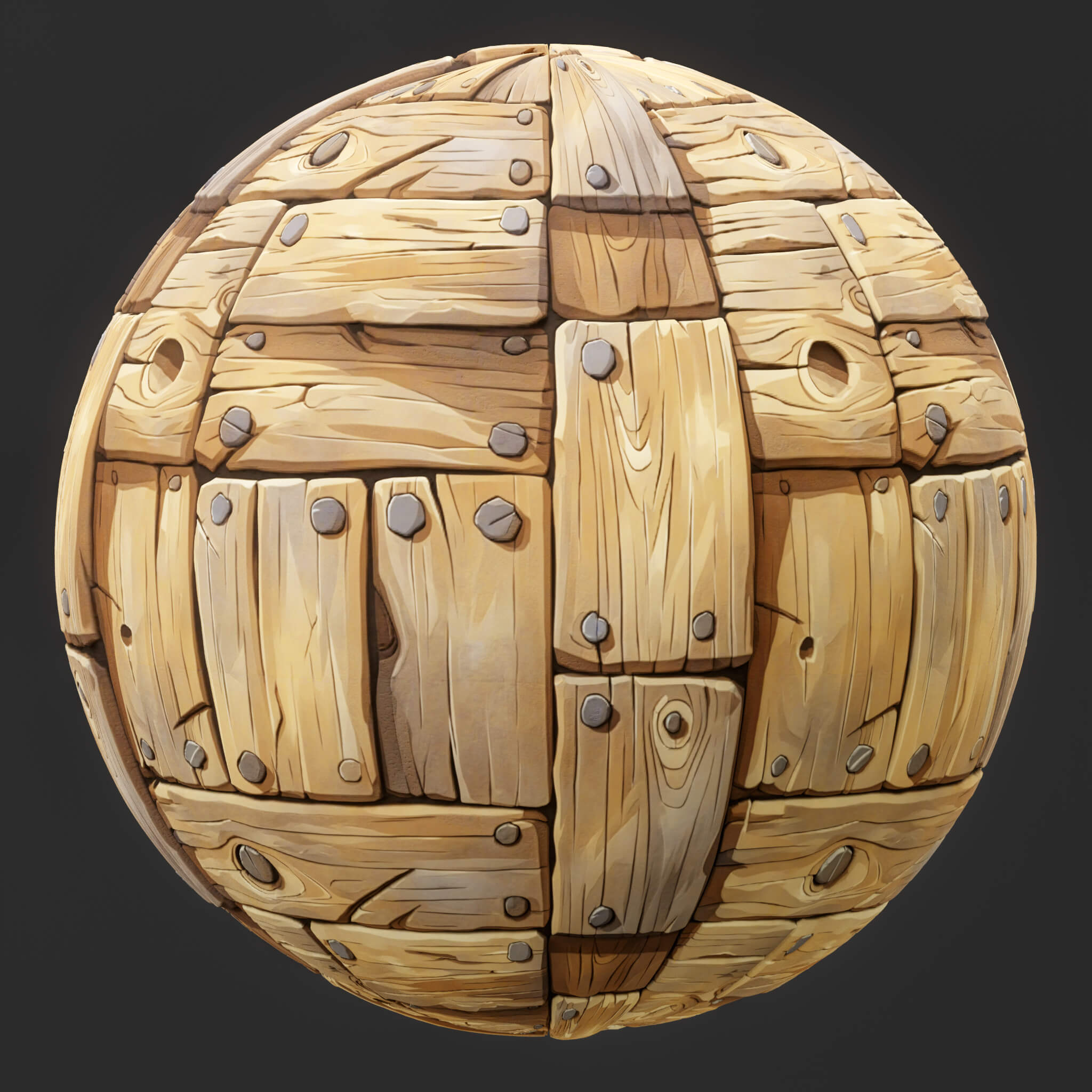 Stylized Wood Seamless Texture by zames1992d