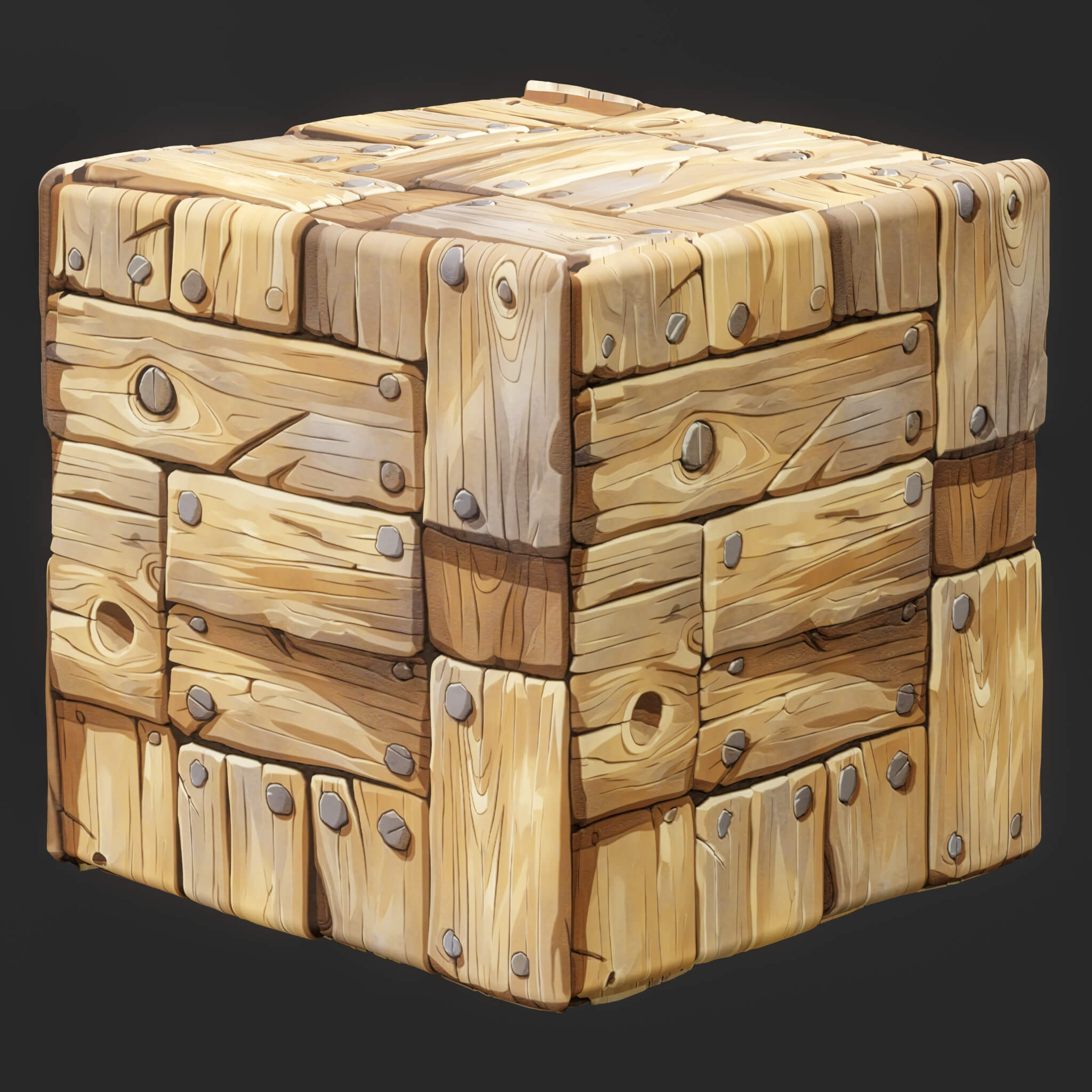 Stylized Wood Seamless Texture by zames1992d