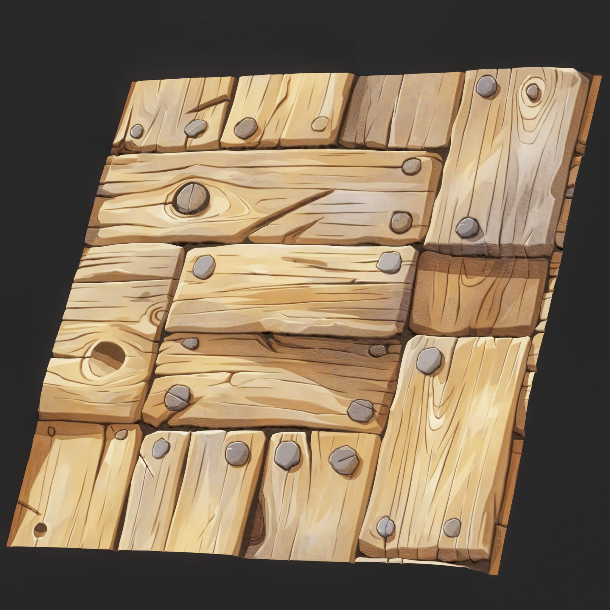 Stylized Wood Seamless Texture by zames1992d