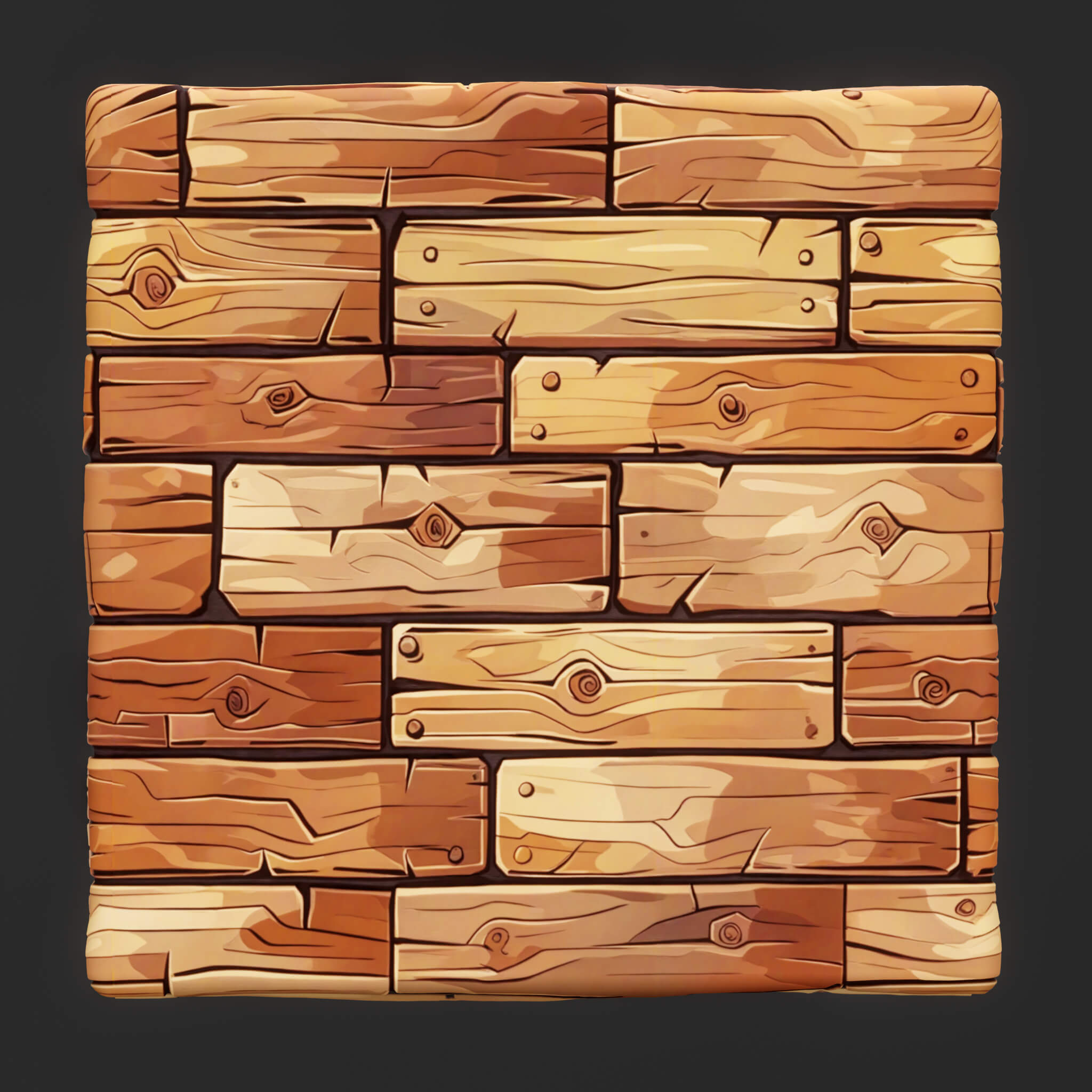 Stylized Wood Seamless Texture by zames1992d