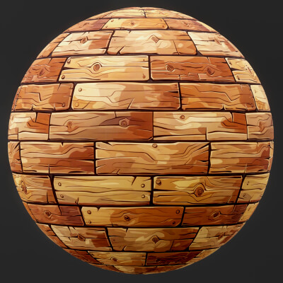 Stylized Wood Seamless Texture by zames1992d
