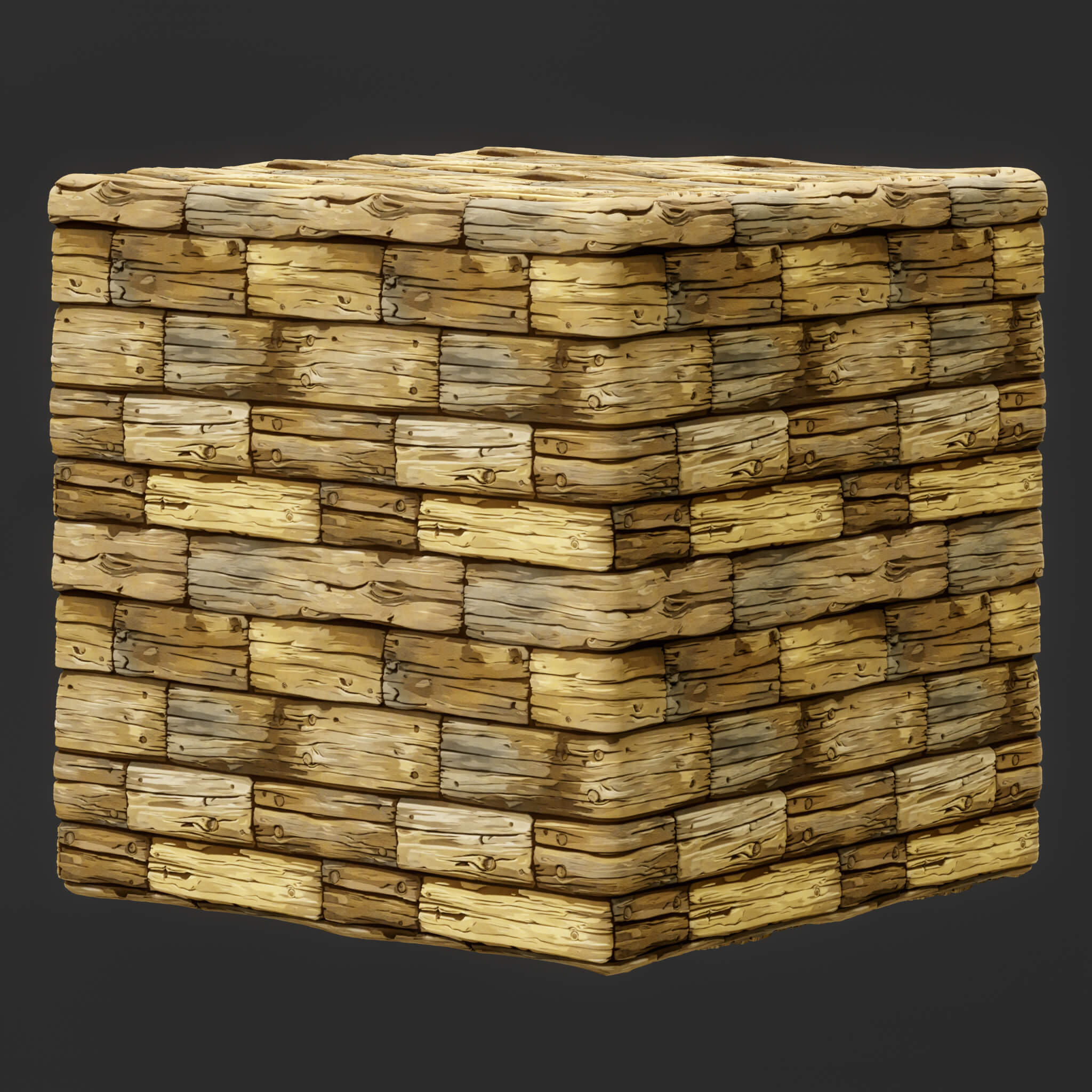 Stylized Wood Seamless Texture by zames1992d
