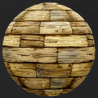 Stylized Wood Seamless Texture by zames1992d