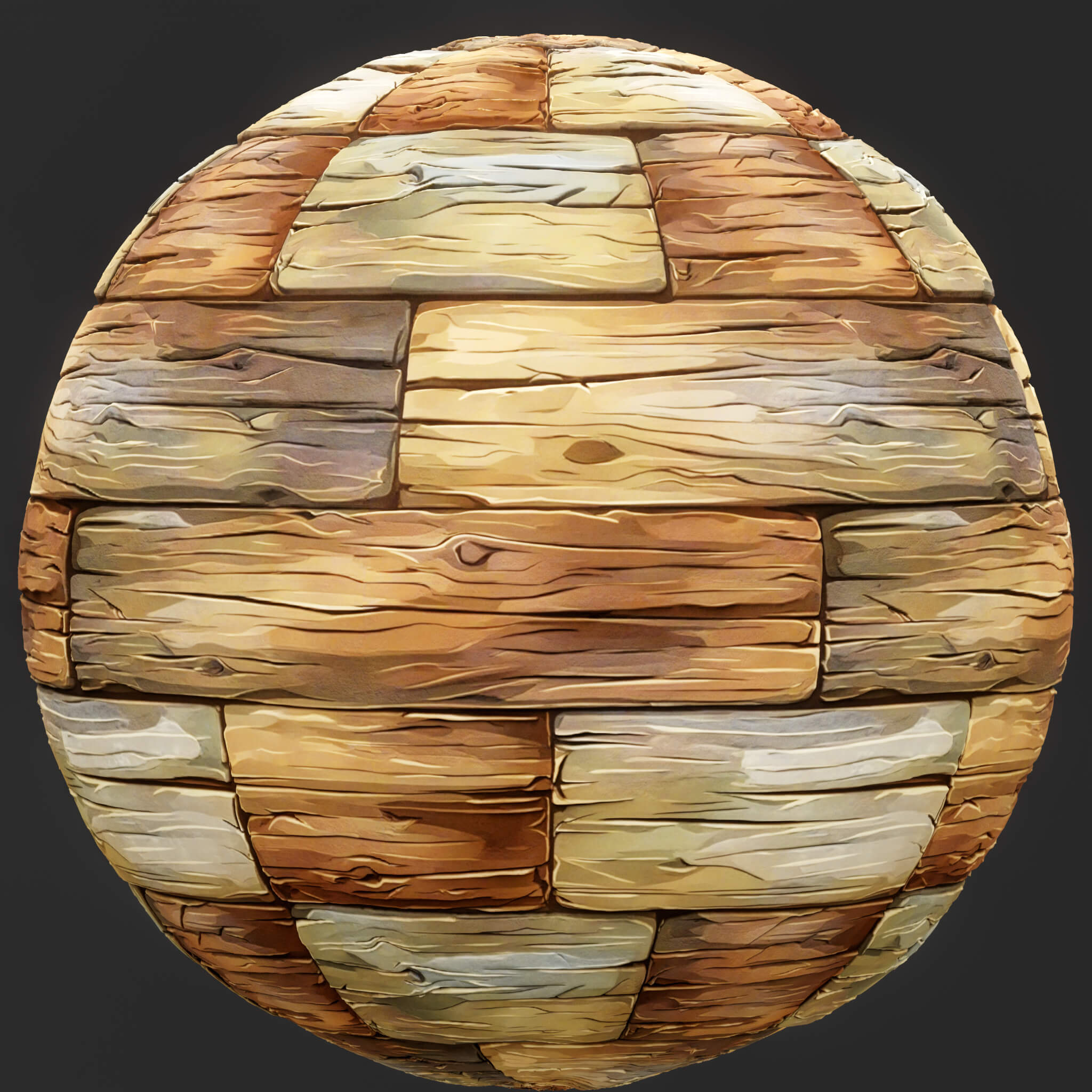 Stylized Wood Seamless Texture by zames1992d