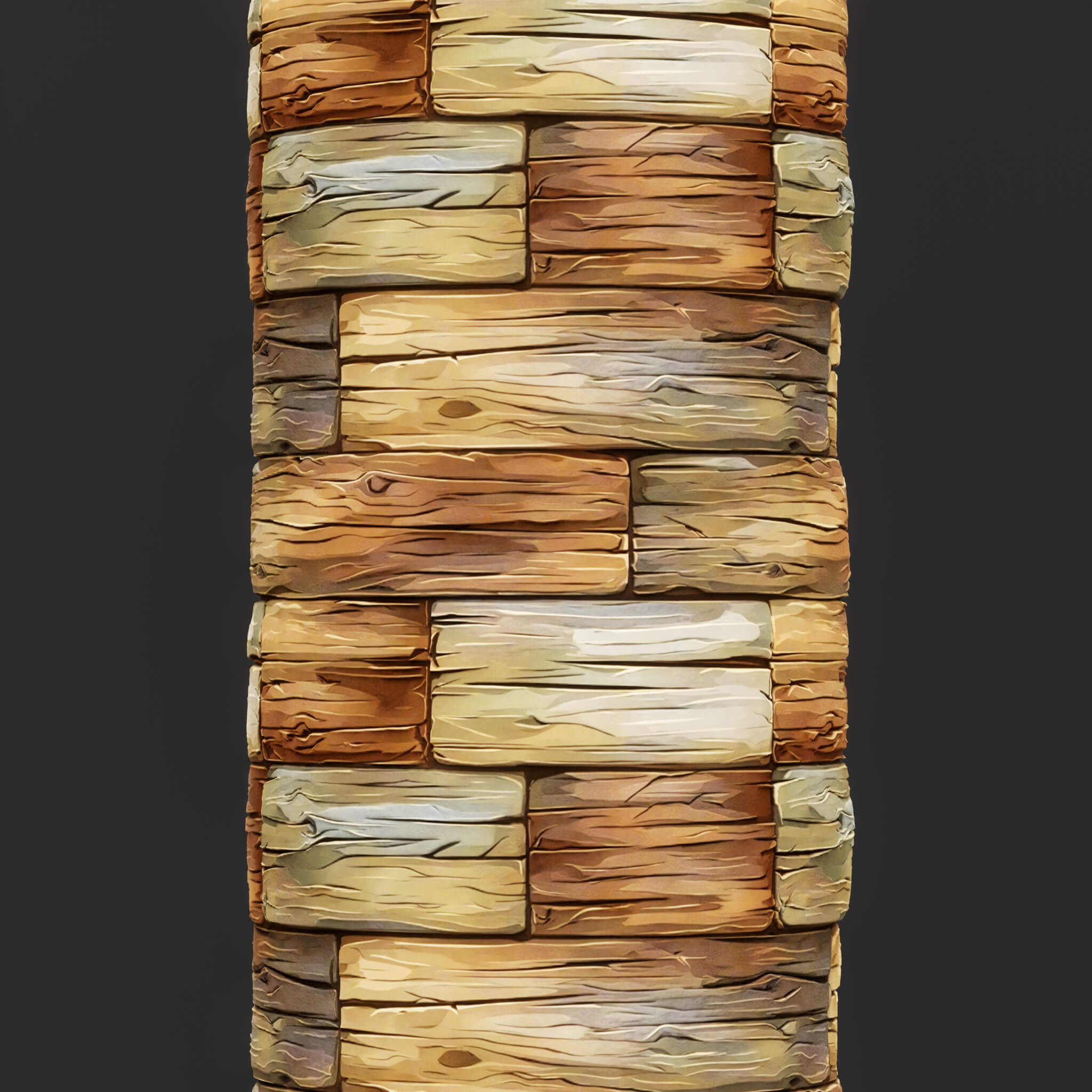 Stylized Wood Seamless Texture by zames1992d