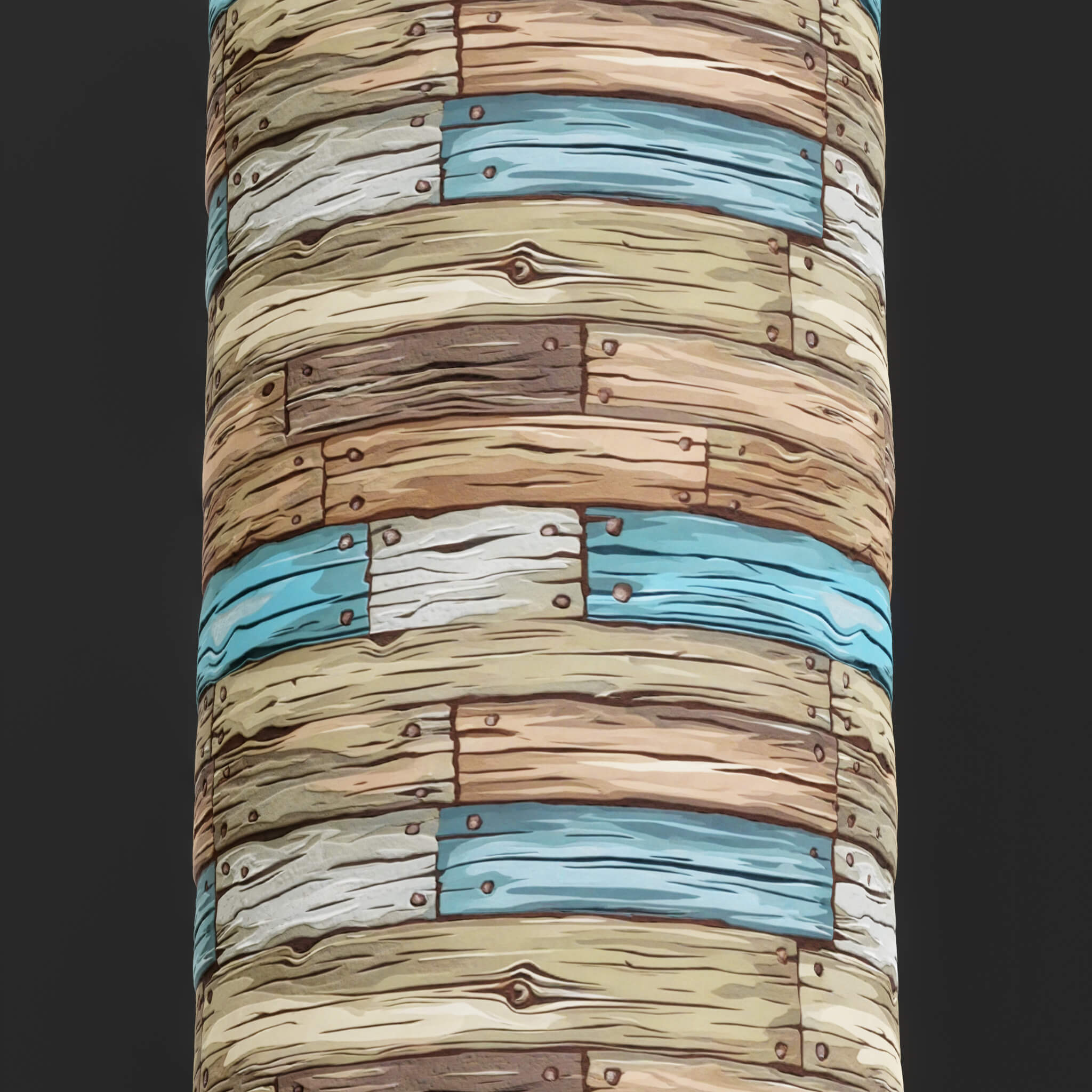 Stylized Wood Seamless Texture by zames1992d