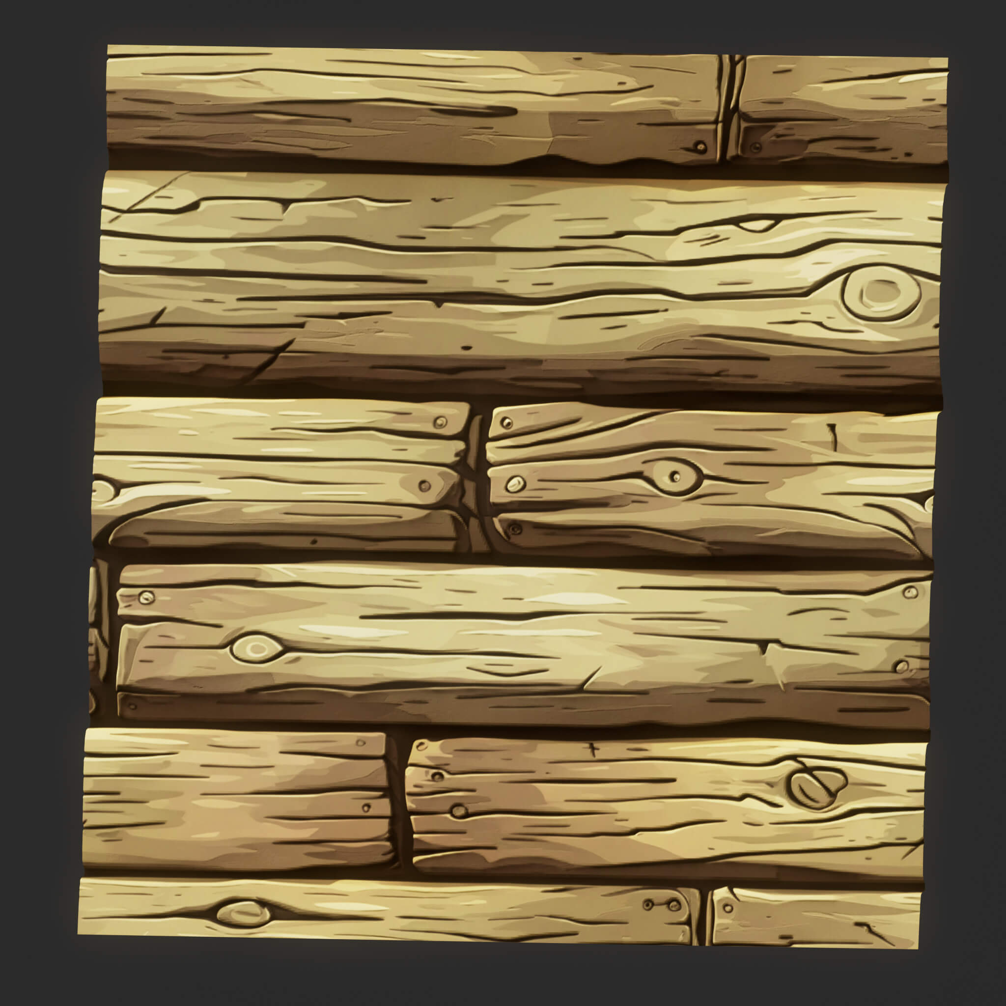 Stylized Wood Seamless Texture by zames1992d