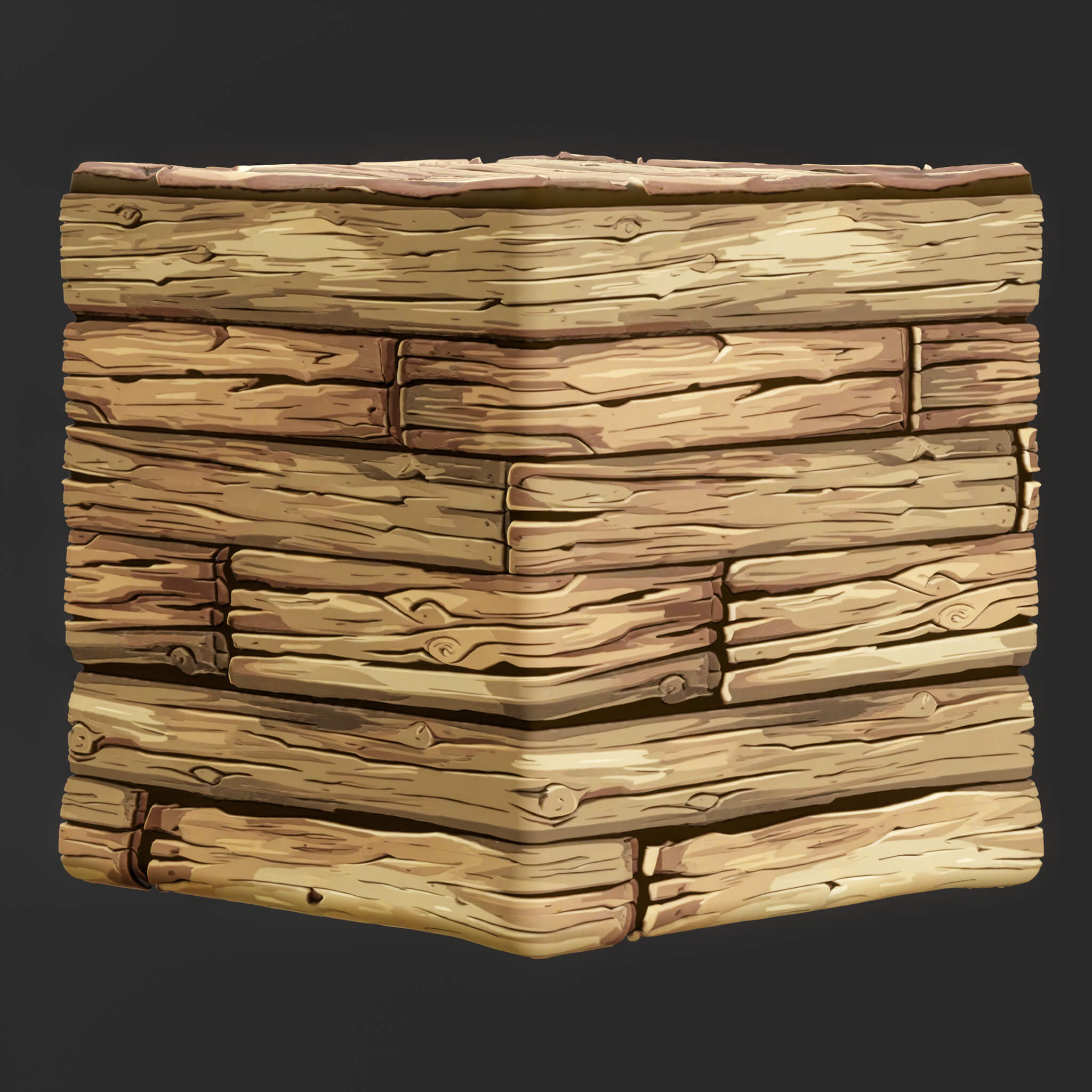 Stylized Wood Seamless Texture by zames1992d
