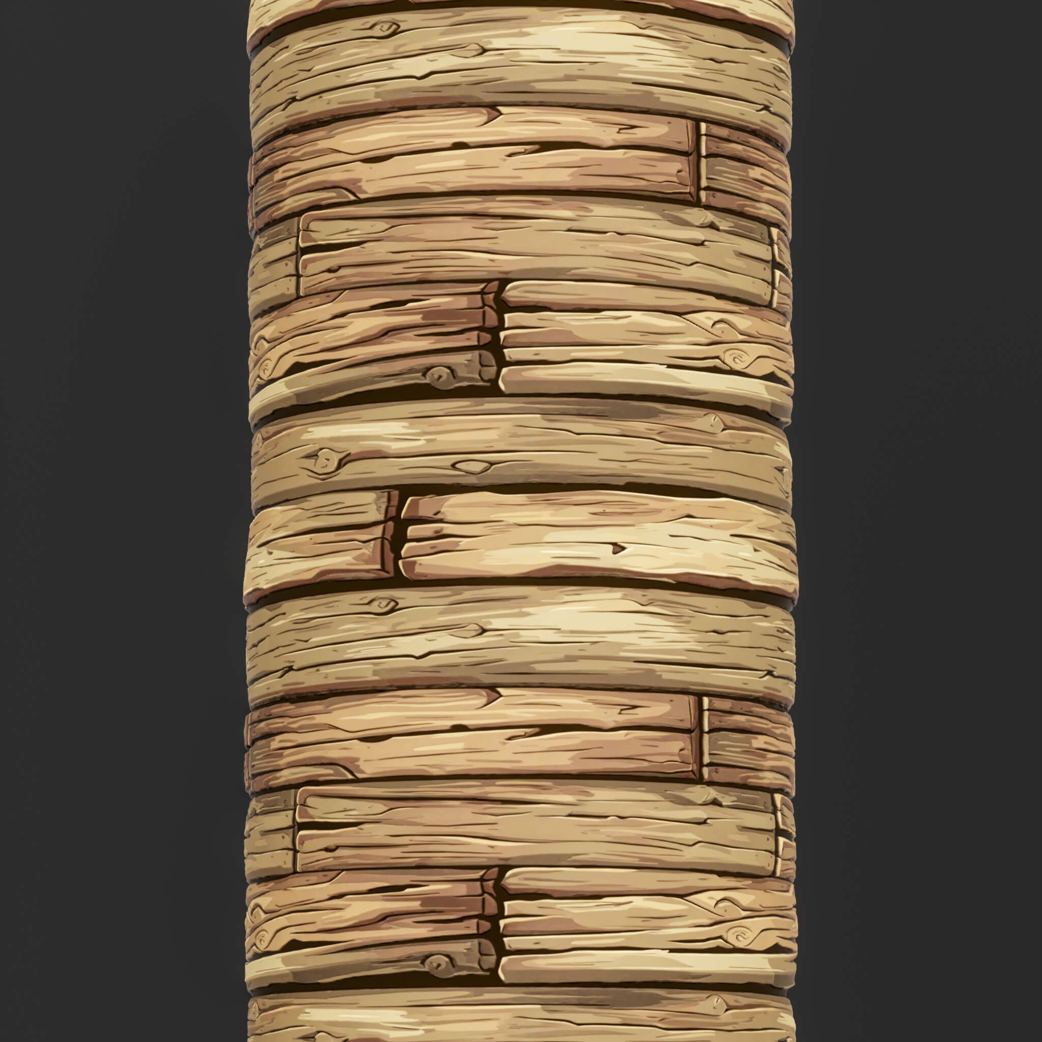 Stylized Wood Seamless Texture by zames1992d