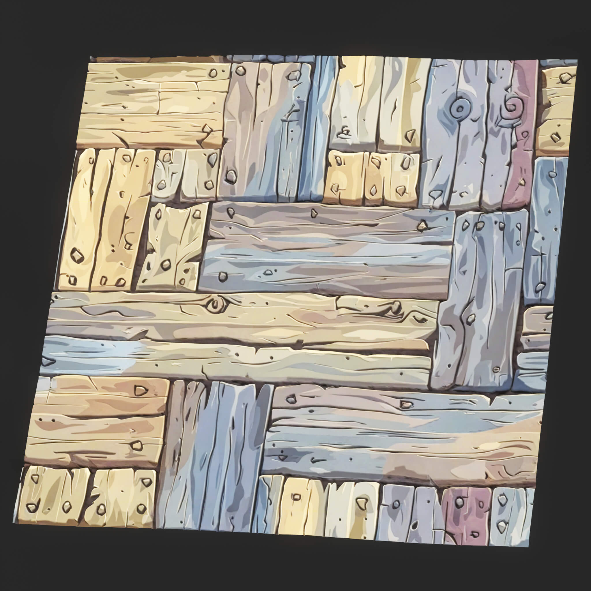 Stylized Wood Seamless Texture by zames1992d