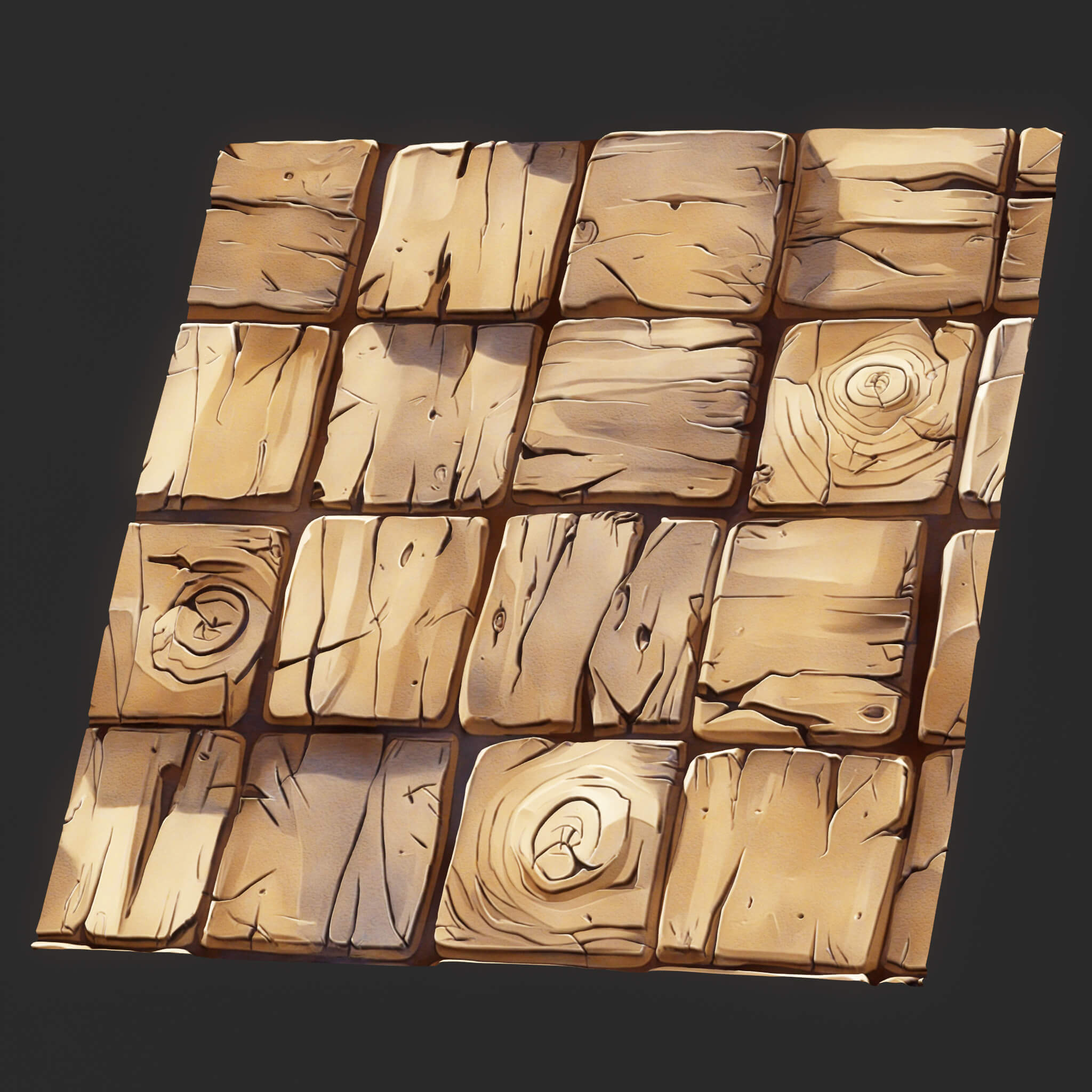 Stylized Wood Seamless Texture by zames1992d