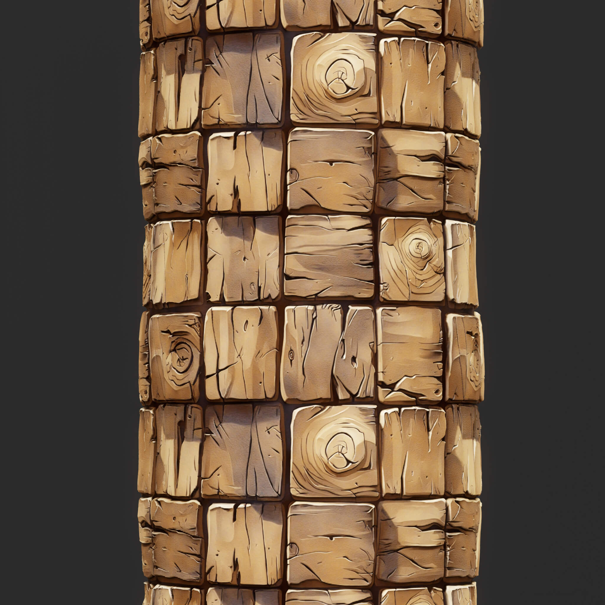 Stylized Wood Seamless Texture by zames1992d