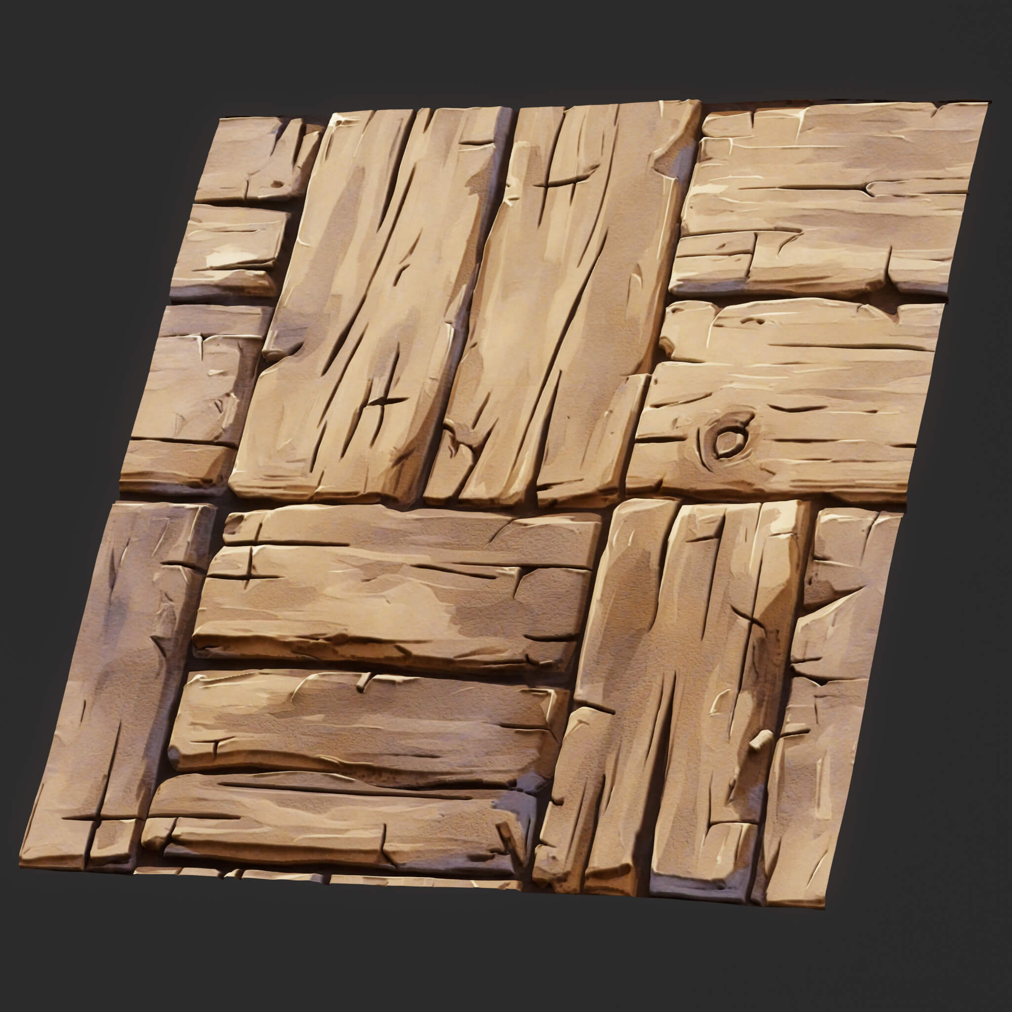 Stylized Wood Seamless Texture by zames1992d
