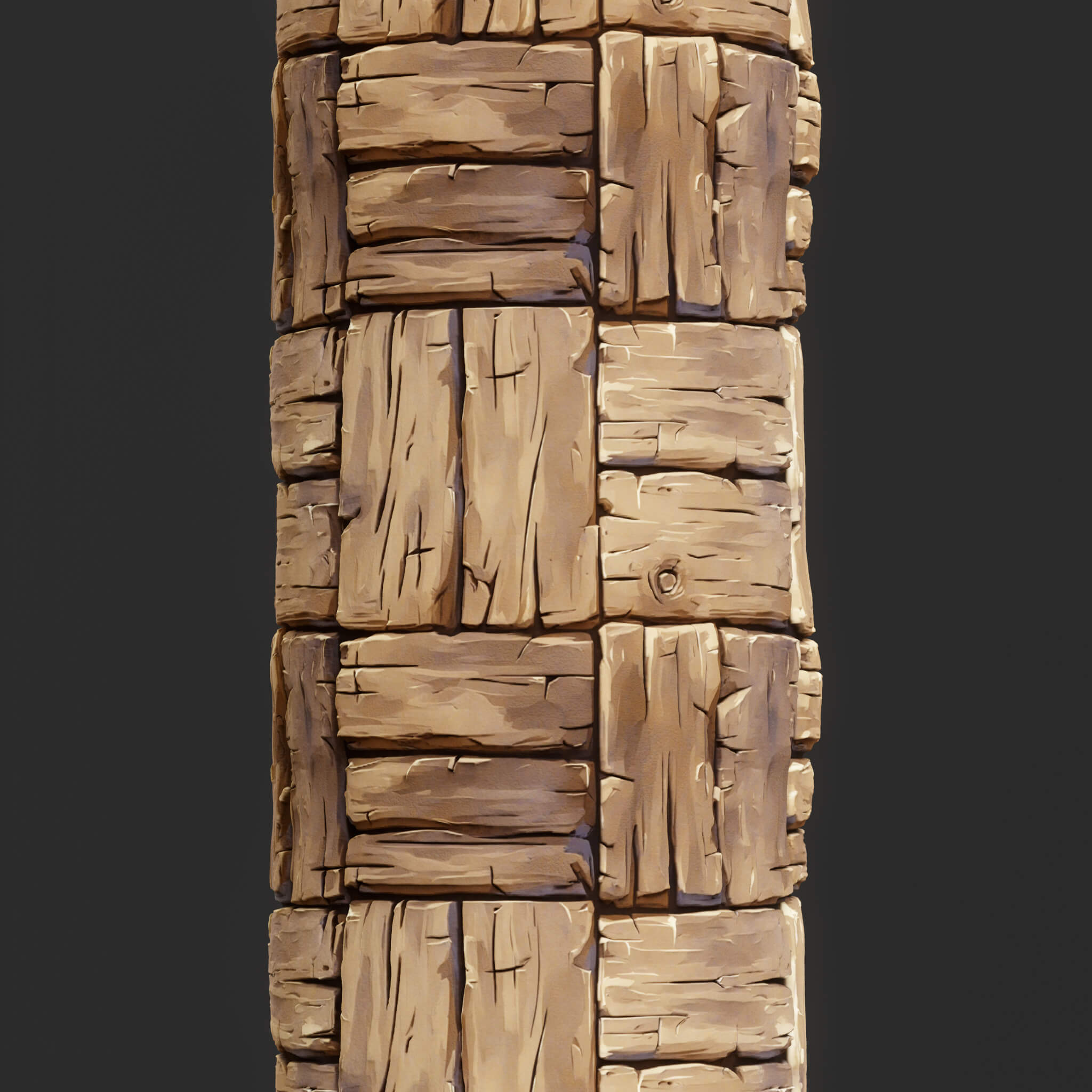 Stylized Wood Seamless Texture by zames1992d