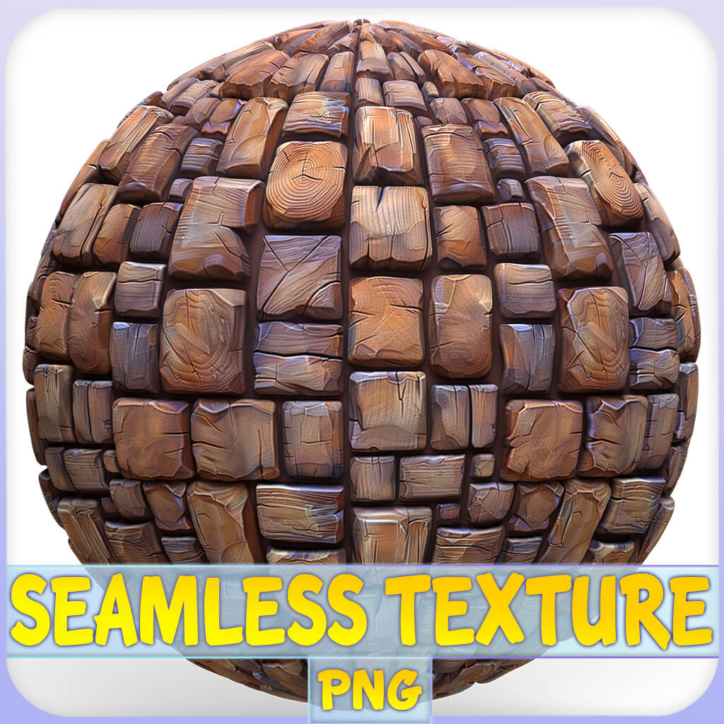 Stylized Wood Seamless Texture by zames1992d