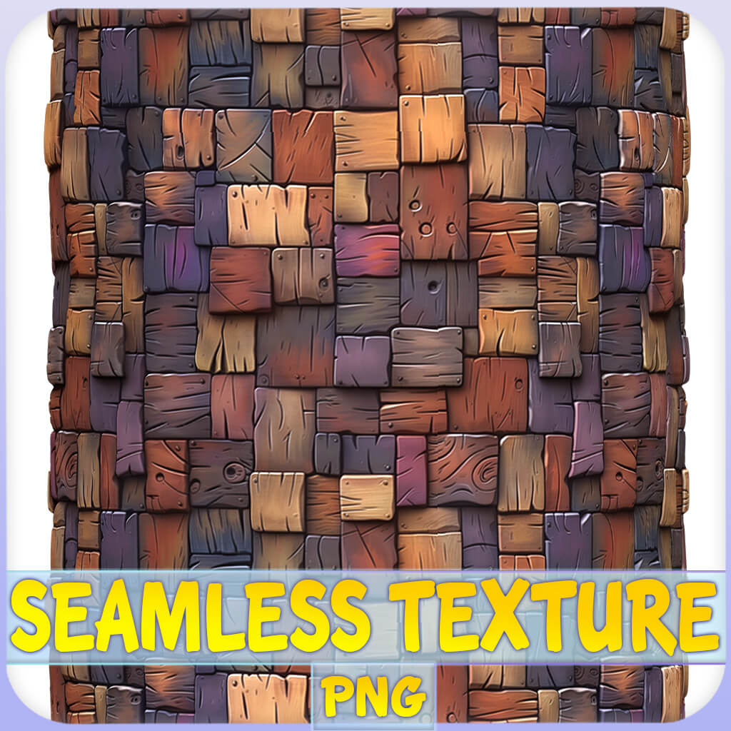 Stylized Wood Seamless Texture by zames1992d