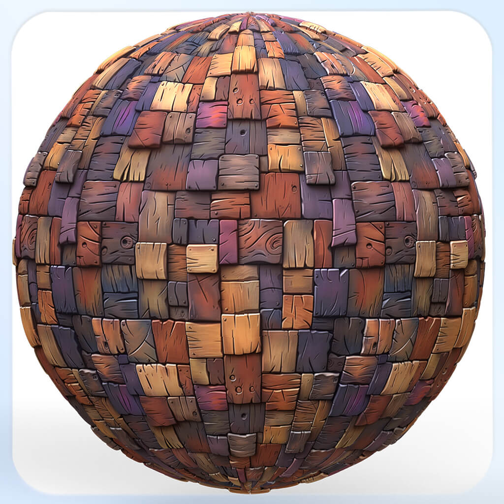 Stylized Wood Seamless Texture by zames1992d