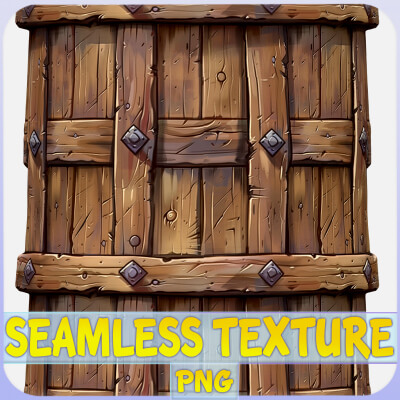Stylized Wood Seamless Texture by zames1992d