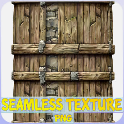 Stylized Wood Seamless Texture by zames1992d