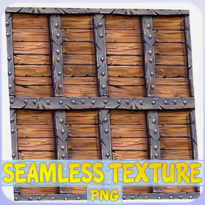 Stylized Wood Seamless Texture by zames1992d