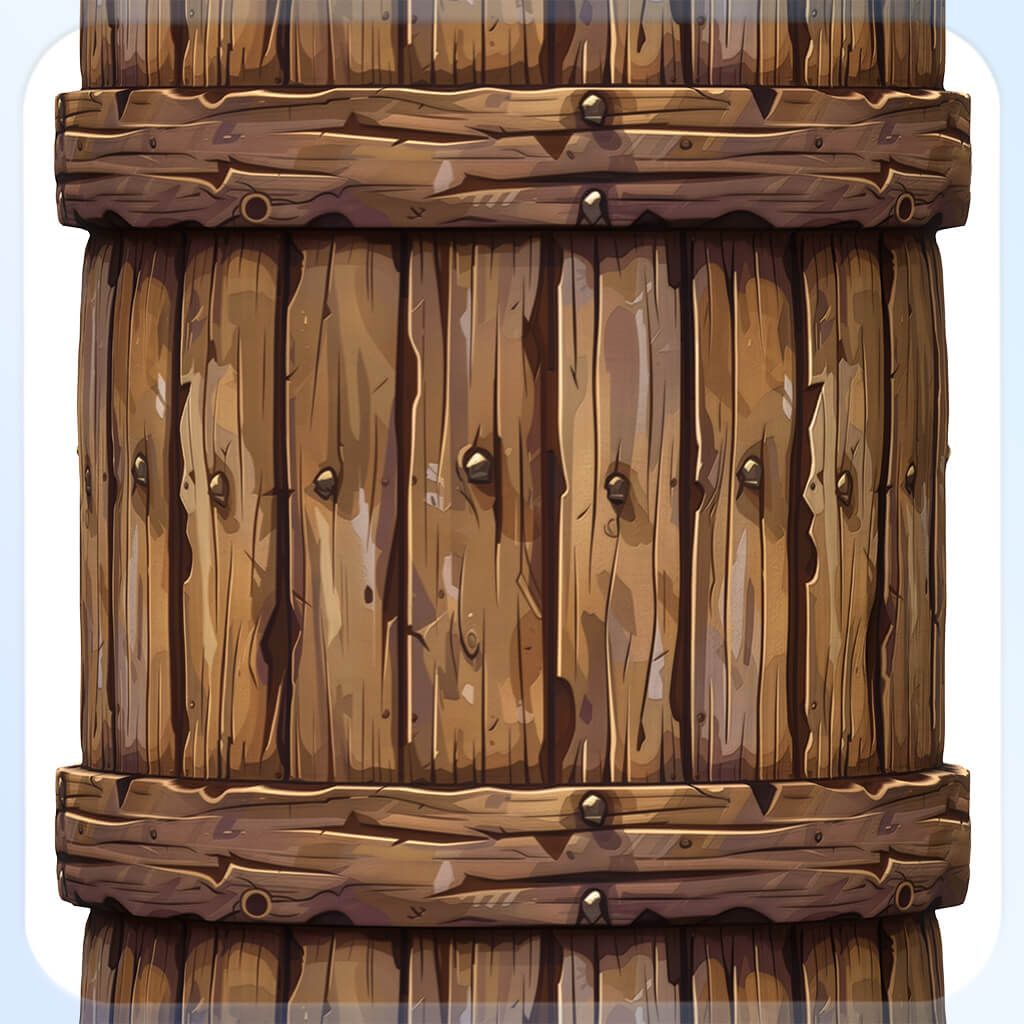 Stylized Wood Seamless Texture by zames1992d
