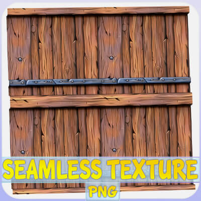 Stylized Wood Seamless Texture by zames1992d