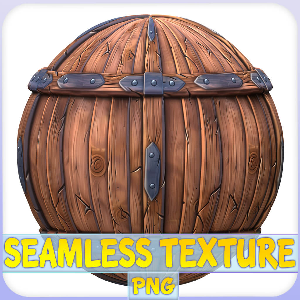 Stylized Wood Seamless Texture by zames1992d