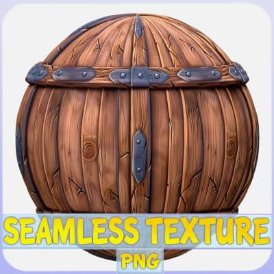 Stylized Wood Seamless Texture by zames1992d