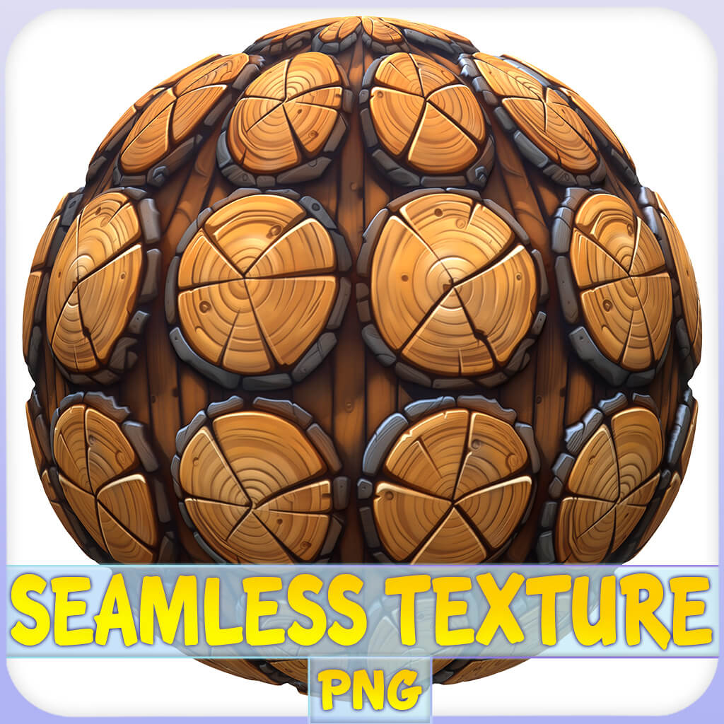 Stylized Wood Seamless Texture by zames1992d