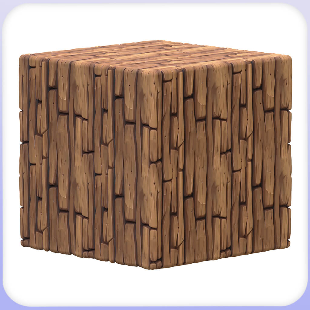 Stylized Wood Seamless Texture by zames1992d