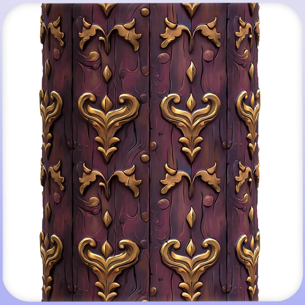 Stylized Wood Seamless Texture by zames1992d