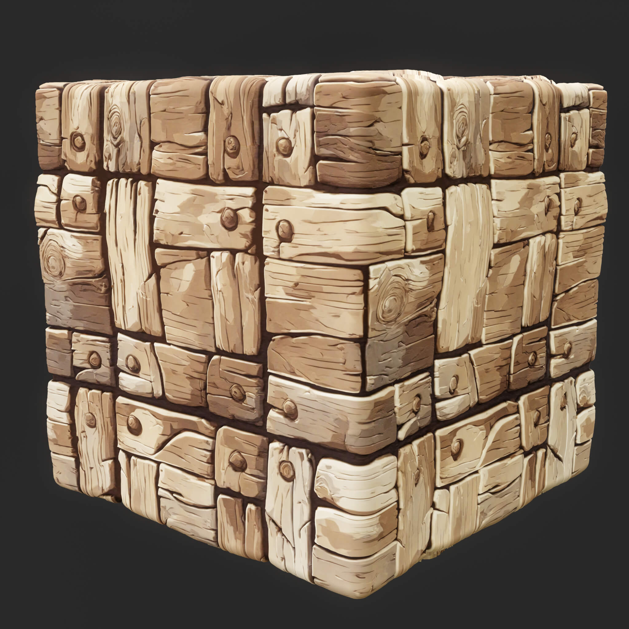 Stylized Wood Seamless Texture by zames1992d