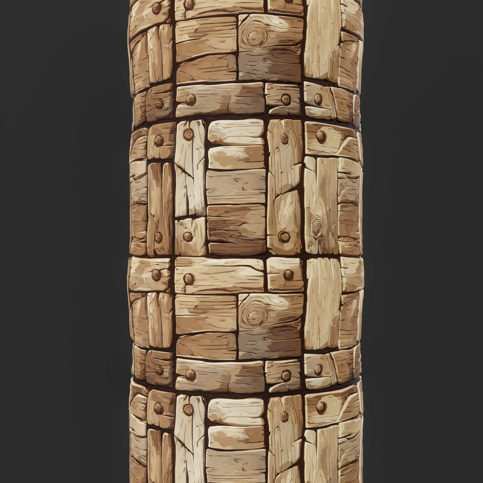 Stylized Wood Seamless Texture by zames1992d
