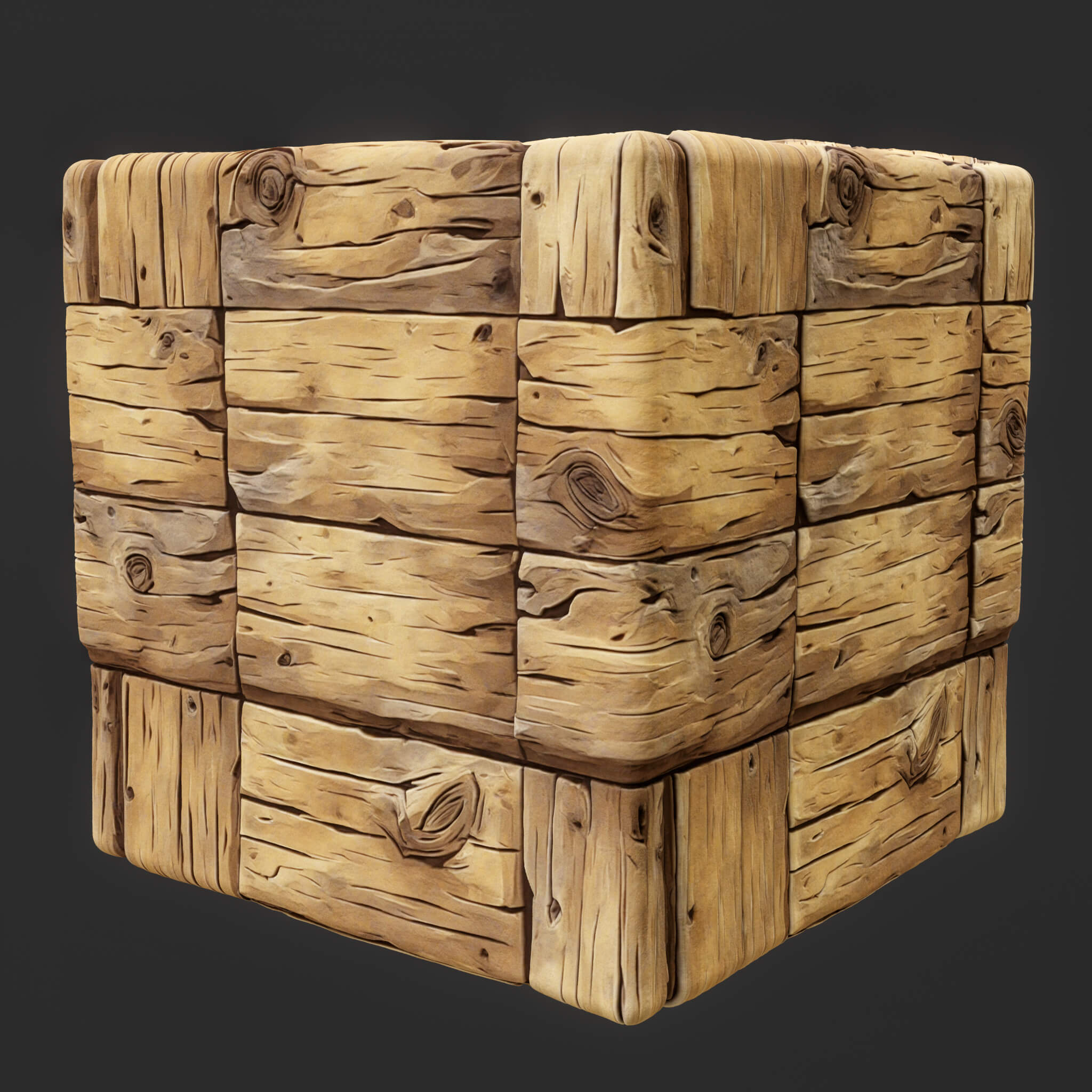 Stylized Wood Seamless Texture by zames1992d