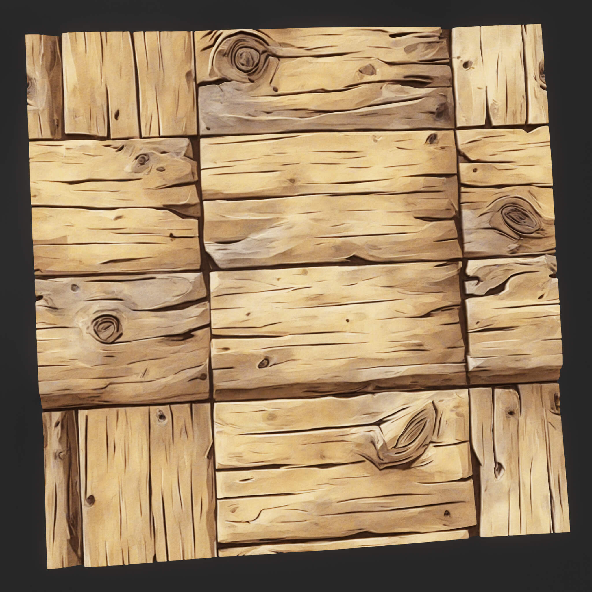 Stylized Wood Seamless Texture by zames1992d