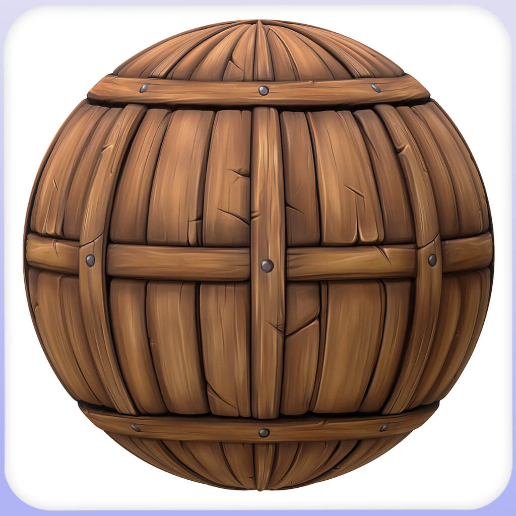 Stylized Wood Seamless Texture by zames1992d