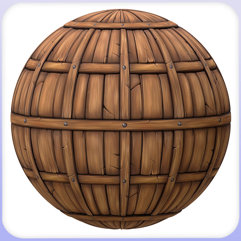 Stylized Wood Seamless Texture by zames1992d