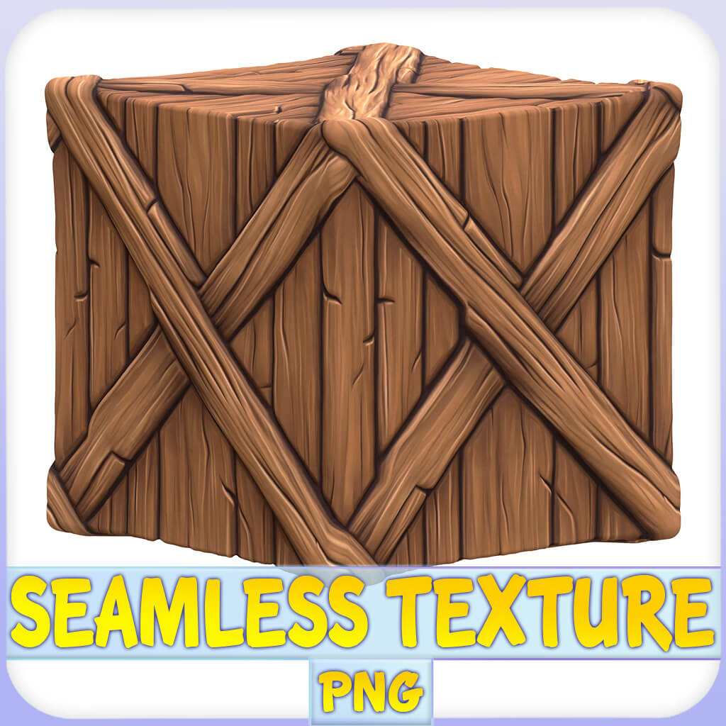 Stylized Wood Seamless Texture by zames1992d