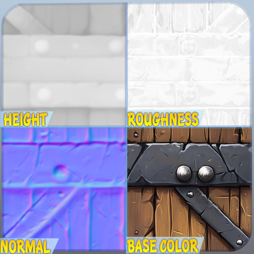 Stylized Wood Seamless Texture by zames1992d