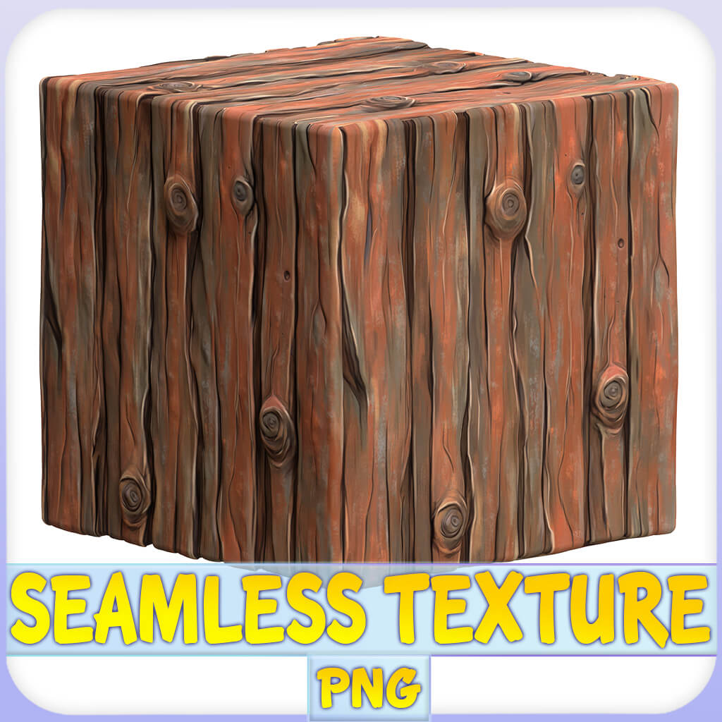 Stylized Wood Seamless Texture by zames1992d