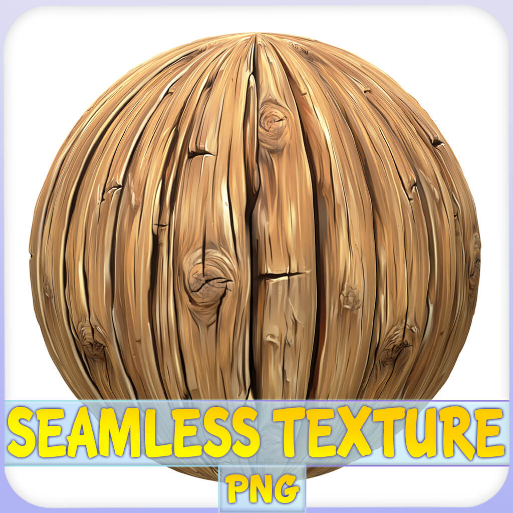 Stylized Wood Seamless Texture by zames1992d