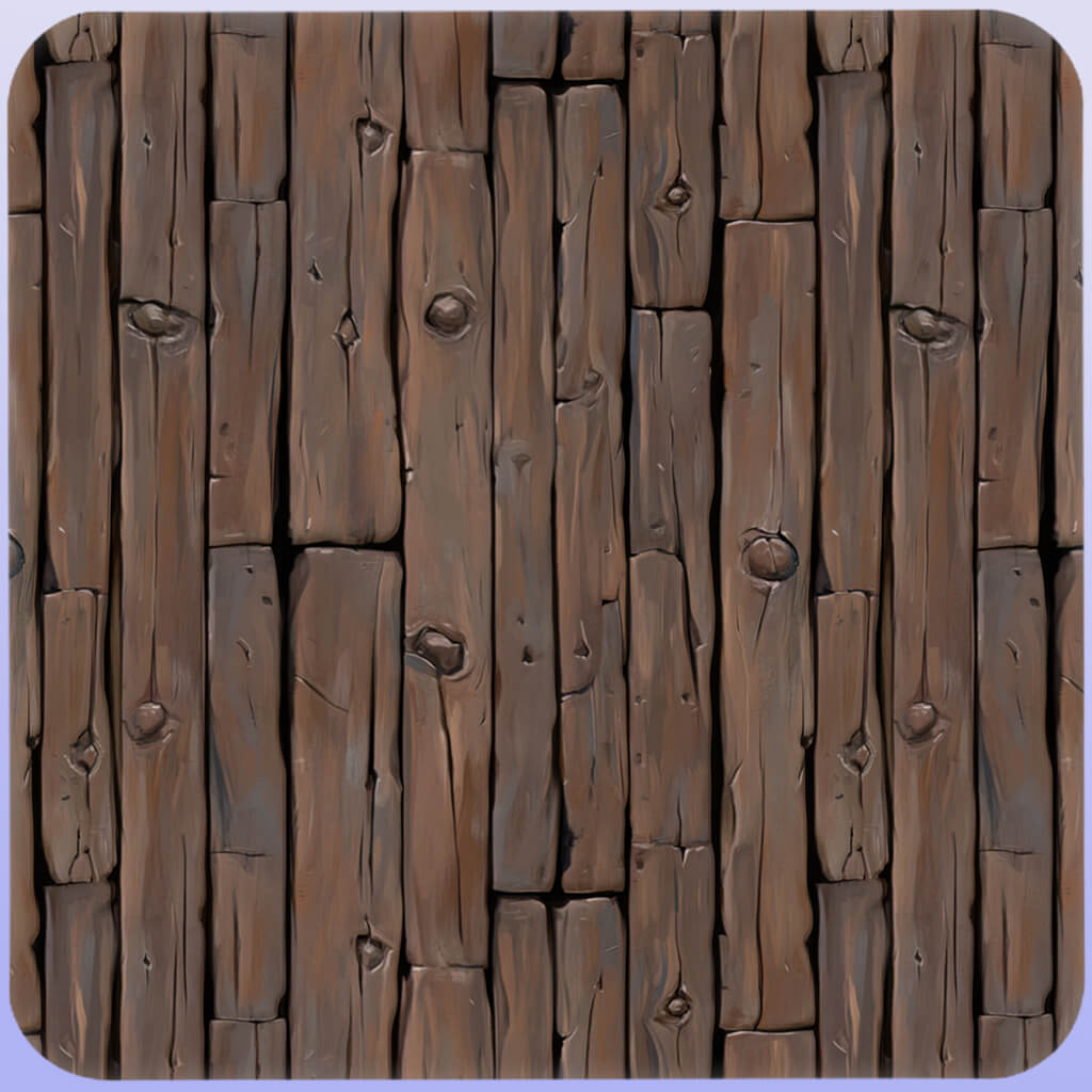 Stylized Wood Seamless Texture by zames1992d