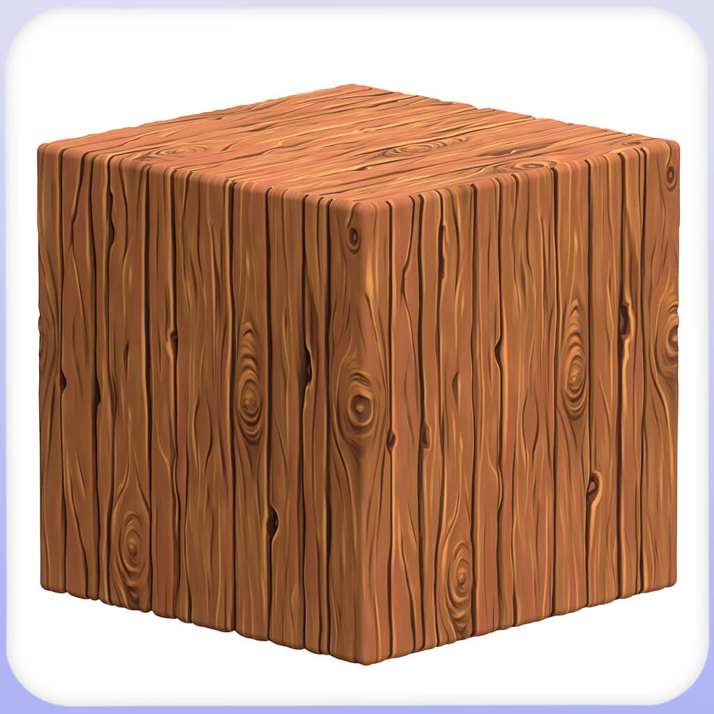 Stylized Wood Seamless Texture by zames1992d