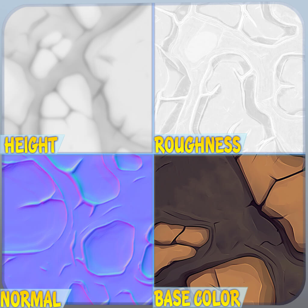 Stylized Ground Seamless Texture by zames1992d