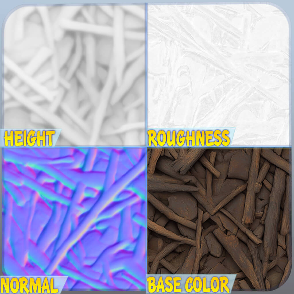 Wood Debris Texture by zames1992d