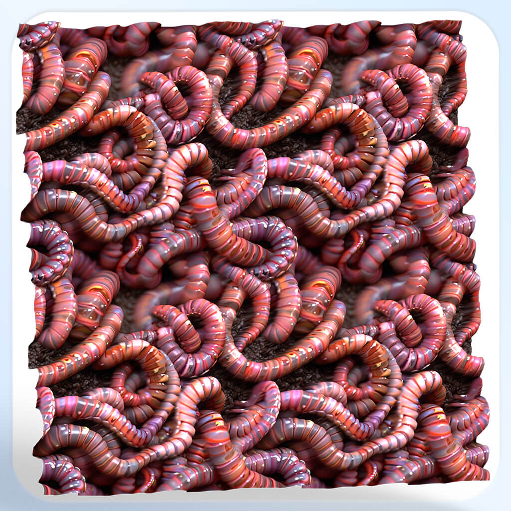 Worm Seamless Texture by zames1992d