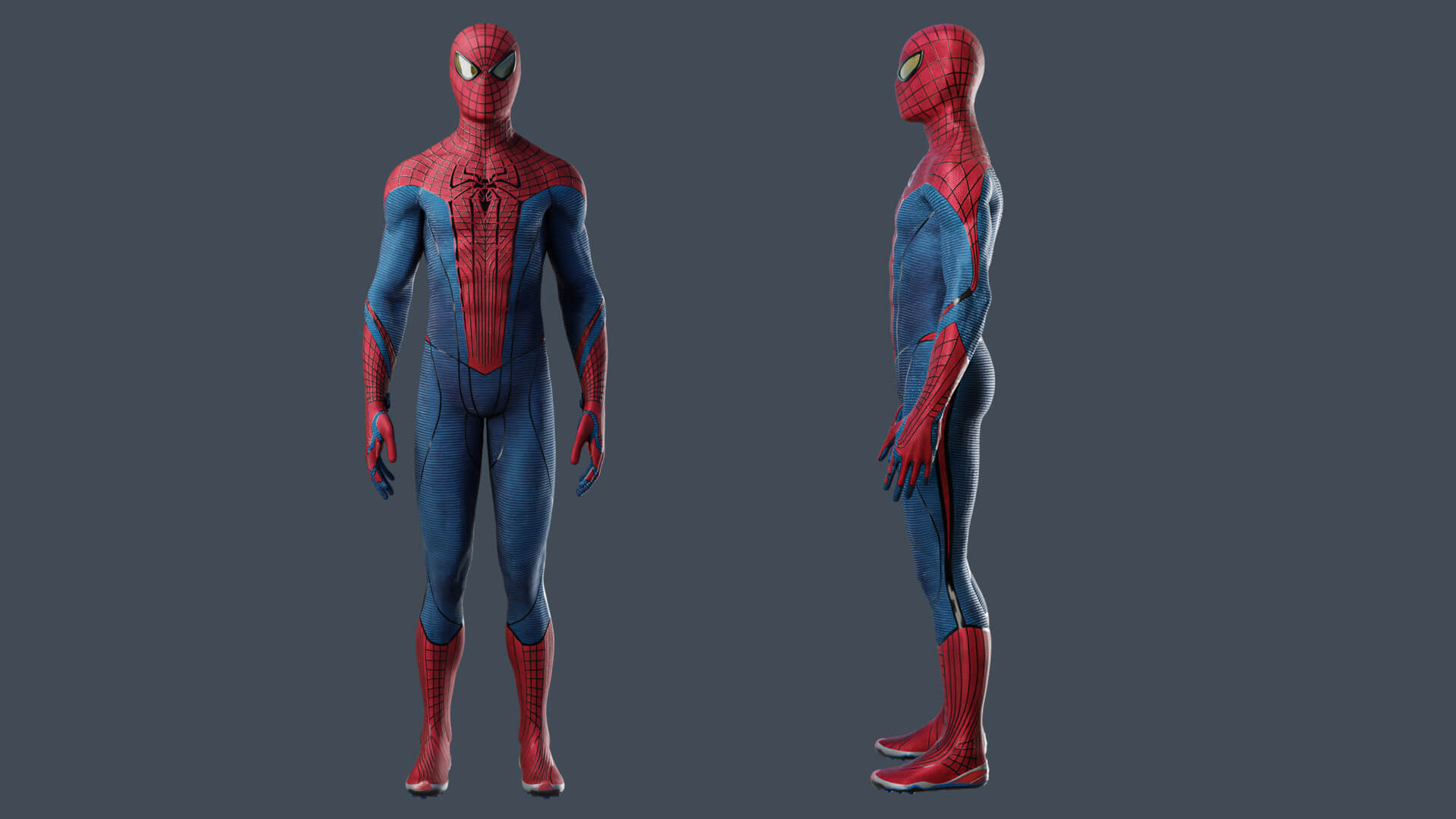 Spiderman Suit Texture